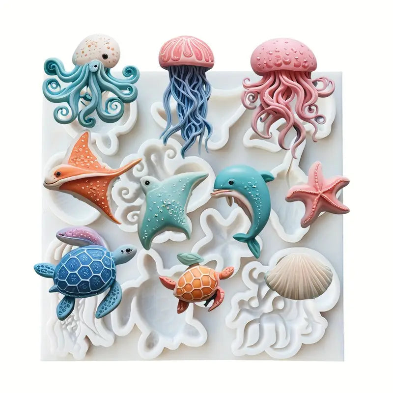 OCEAN CREATURES MOLD / Shapem