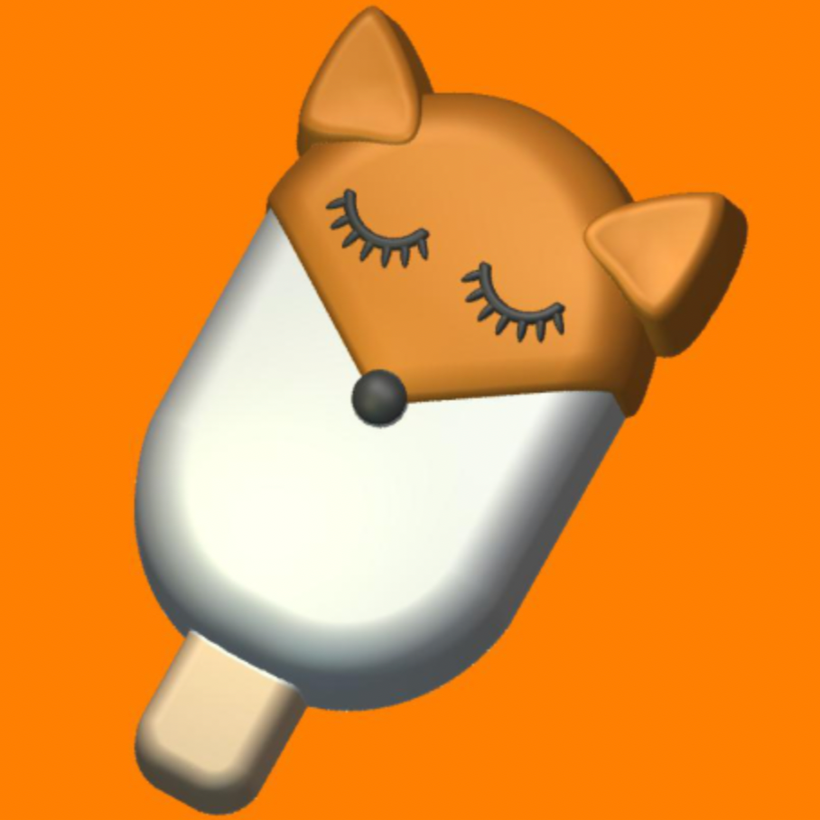 FOX ICE CREAM MOLD / Shapem